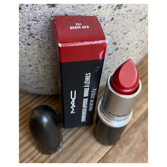 MAC Cosmetics | Makeup | Mac Cremesheen Lipstick Brave Red | Poshmark
